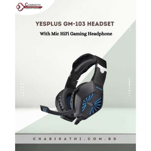 YESPLUS GM-103 Headset price in bd