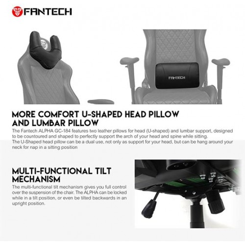 FANTECH ALPHA GC-181 ERGONOMIC GAMING CHAIR Price in Bangladesh | PC ...